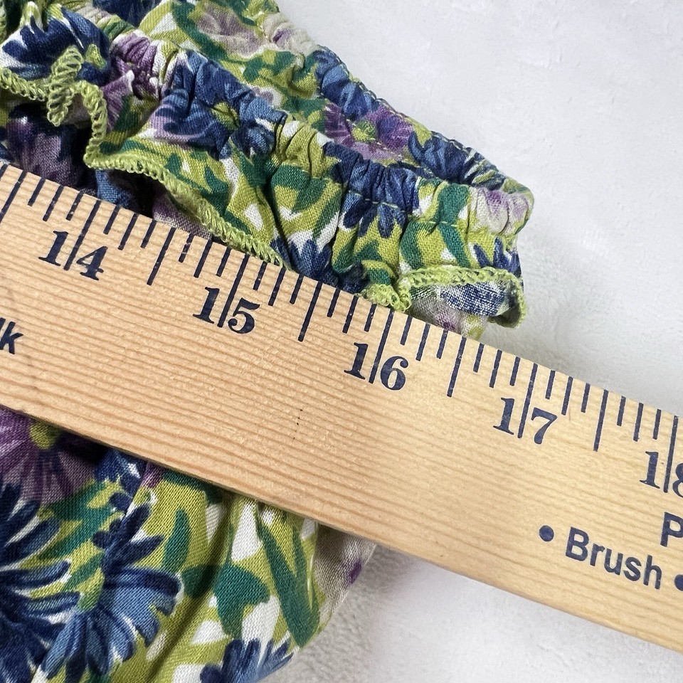 Natural Life L Floral Dress Adjustable Strap Peasent Boho Gather under ...