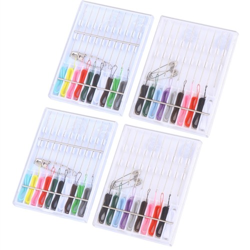 4 Boxes Sewing Kit Embroidery Tool for Beginners Needle Stitch Tools | eBay