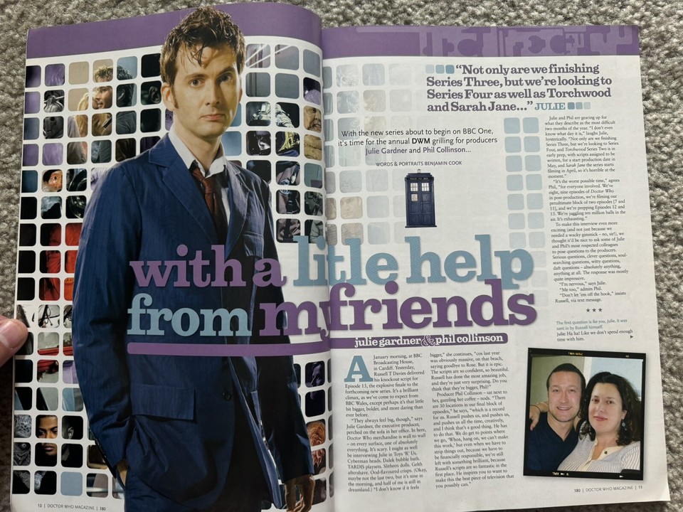 Doctor Who Magazine #380 - Freema Agyeman, David Tennant - 2007 - no cd ...