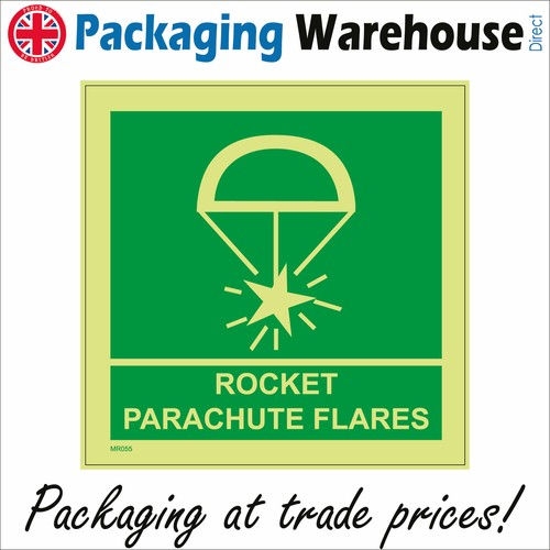 MR055 ROCKET PARACHUTE FLARES SIGN DISTRESS SIGNAL HELP EMERGENCY BOAT ...