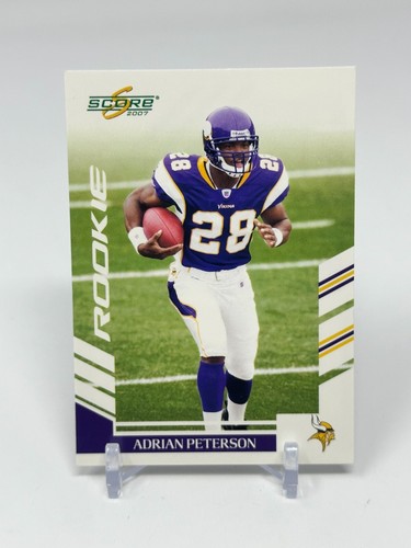 2007 Score Football Adrian Peterson Rookie RC Card #341 | eBay