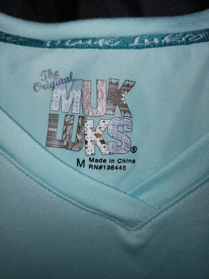 The Original Muk Lulz Women Shirt Size M New | eBay
