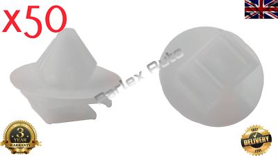 50pcs Door Side Moulding Bumpstrip Clips (7701049270) to fit Fiat Doblo ...