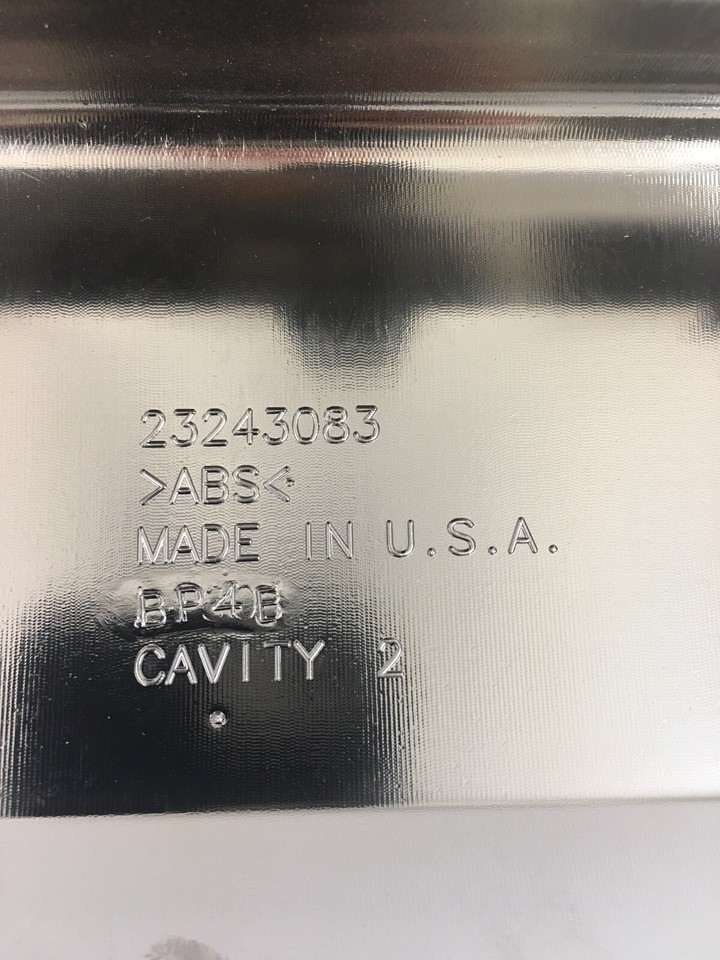 2016-2018 Chevrolet Silverado Chrome Front Bumper Skid Plate 23243083 ...