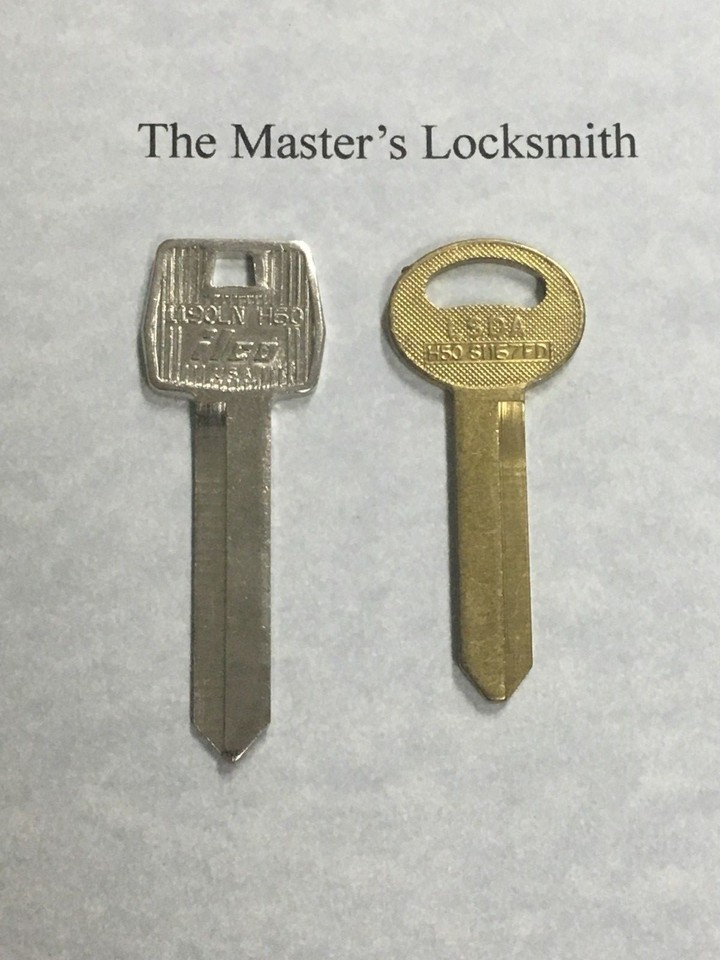 1988-1995 Ford Thunderbird Automotive Key Blanks H50 & H60 Keys | eBay
