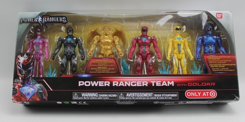 Saban's Power Ranger Team Ranger Mighty Morphin with Goldar | eBay