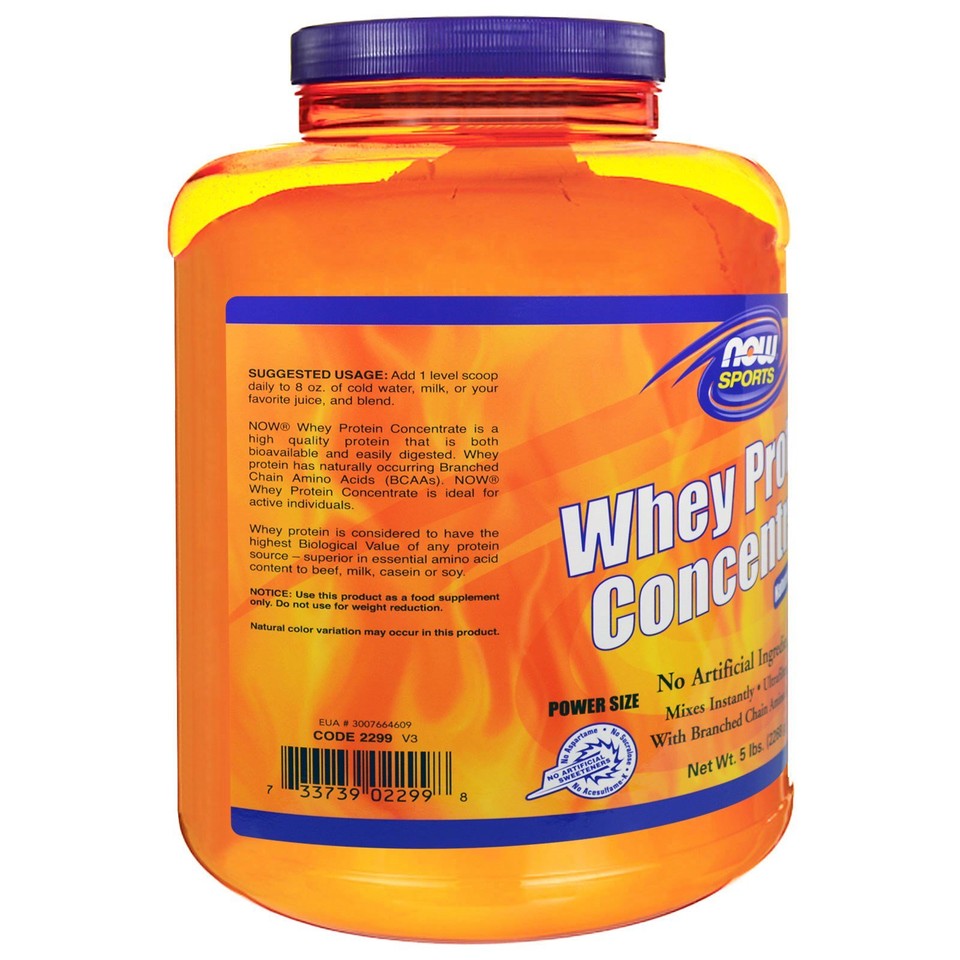 Sports, Whey Protein Concentrate Protein Powder, Unflavored, 5 lbs ...