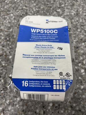 Intermatic WP5100C Single-Gang In-Use Cover for Wet Locations 16 ...