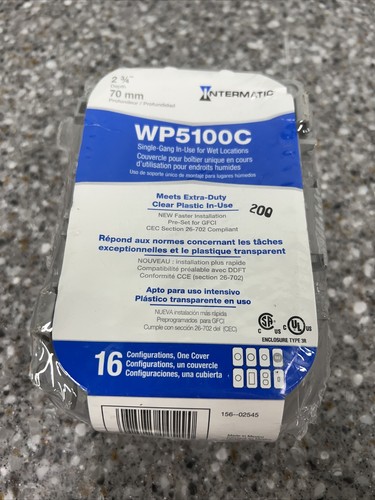 Intermatic WP5100C Single-Gang In-Use Cover for Wet Locations 16 ...