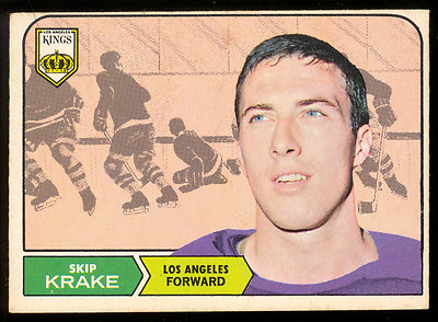 1968-69 OPC O PEE CHEE NHL HOCKEY #43 SKIP KRAKE EX+ LOS ANGELES L A ...