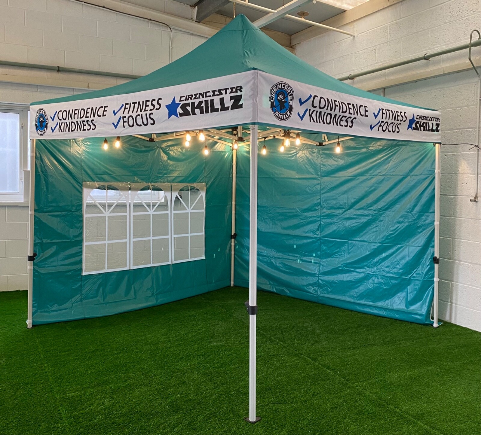 HERCULES GAZEBO 3m BESPOKE DIGITAL PRINTED ROOF VALANCE BANNER WRAP ...