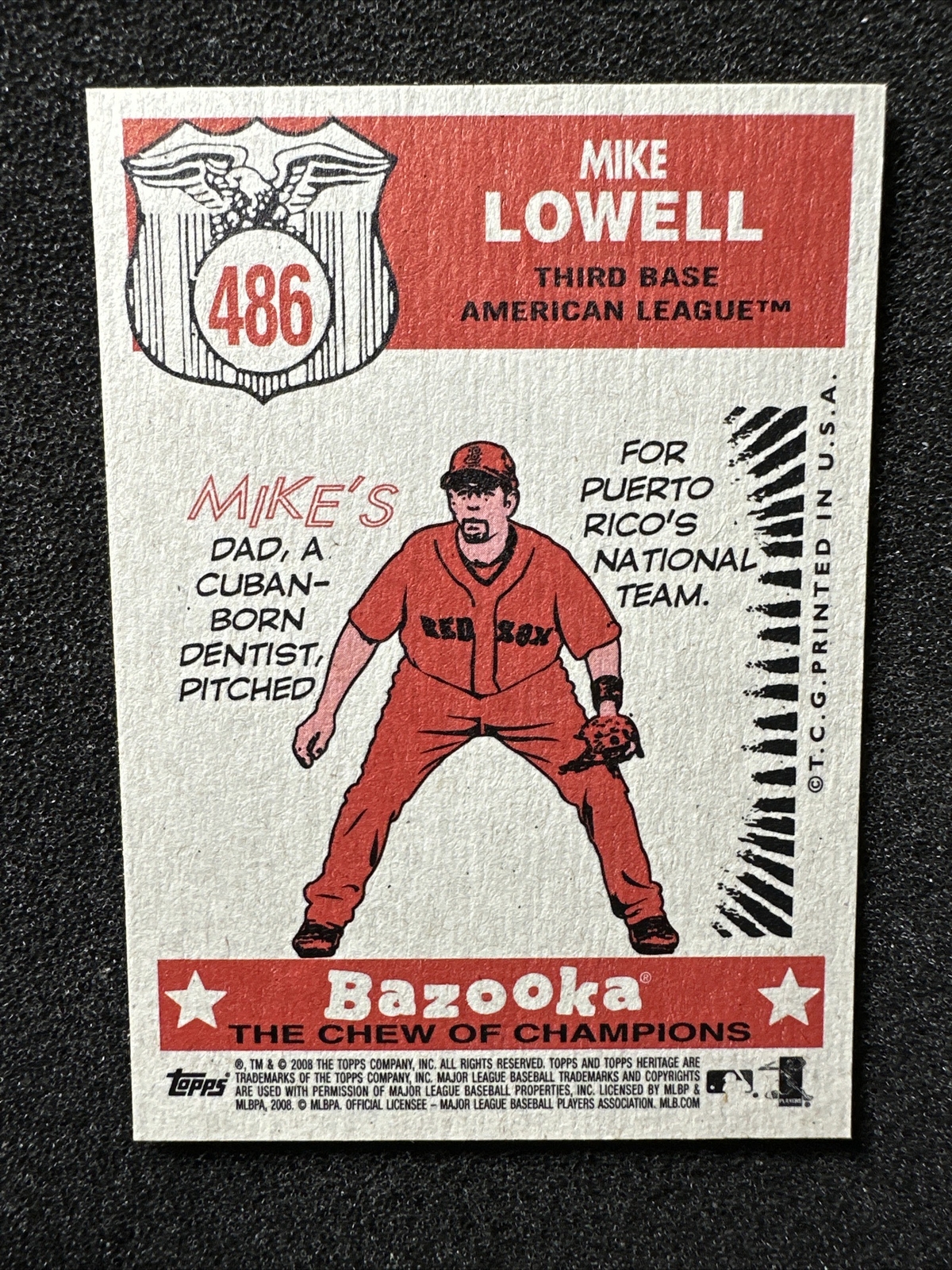 2008 Topps Heritage - Topps News All-Star Selection #486 Mike Lowell ...