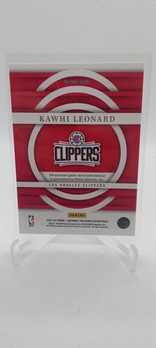 2023-24 Panini National Treasures #NM-KAW Kawhi Leonard NBA Materials ...