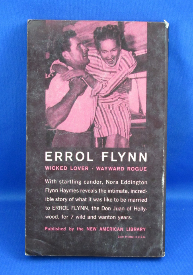 Errol and Me Signet D1875 1st Edition 1960 Errol Flynn Cy Rice ...