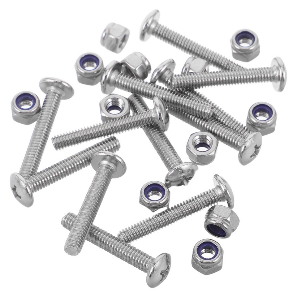 12 Sets Foosball Table Replacement Parts: M4x25mm Table Football Screws ...