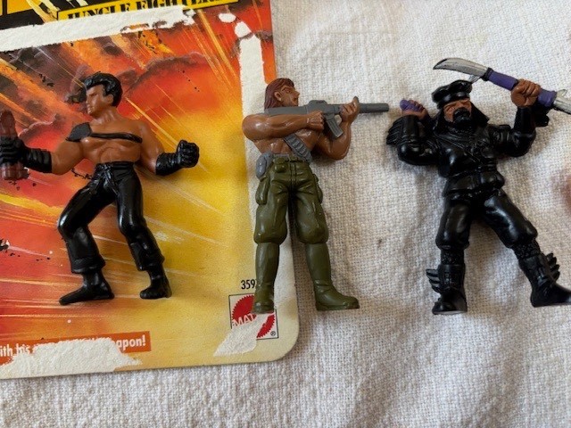 Vintage 1980s Mattel Hasbro GUTS Men of MUSCLE Army Ants mini action ...