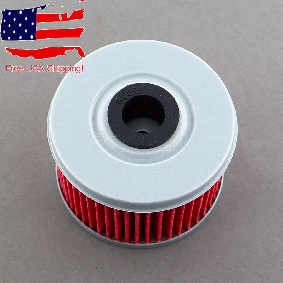 6pcs Oil Filter Filters For Honda TRX 250 250X 300 300FW 300EX 400EX ...