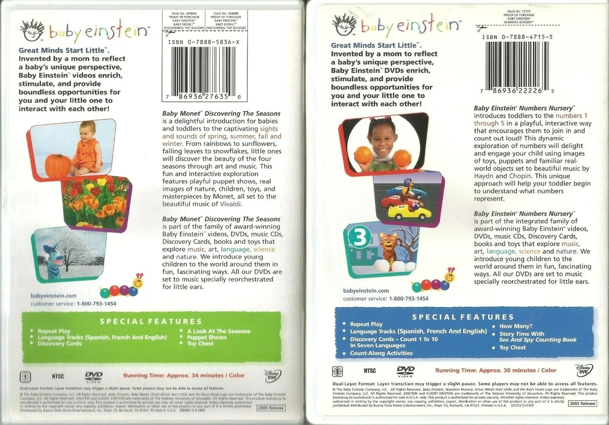 Baby Einstein Language Discovery Cards Ebay