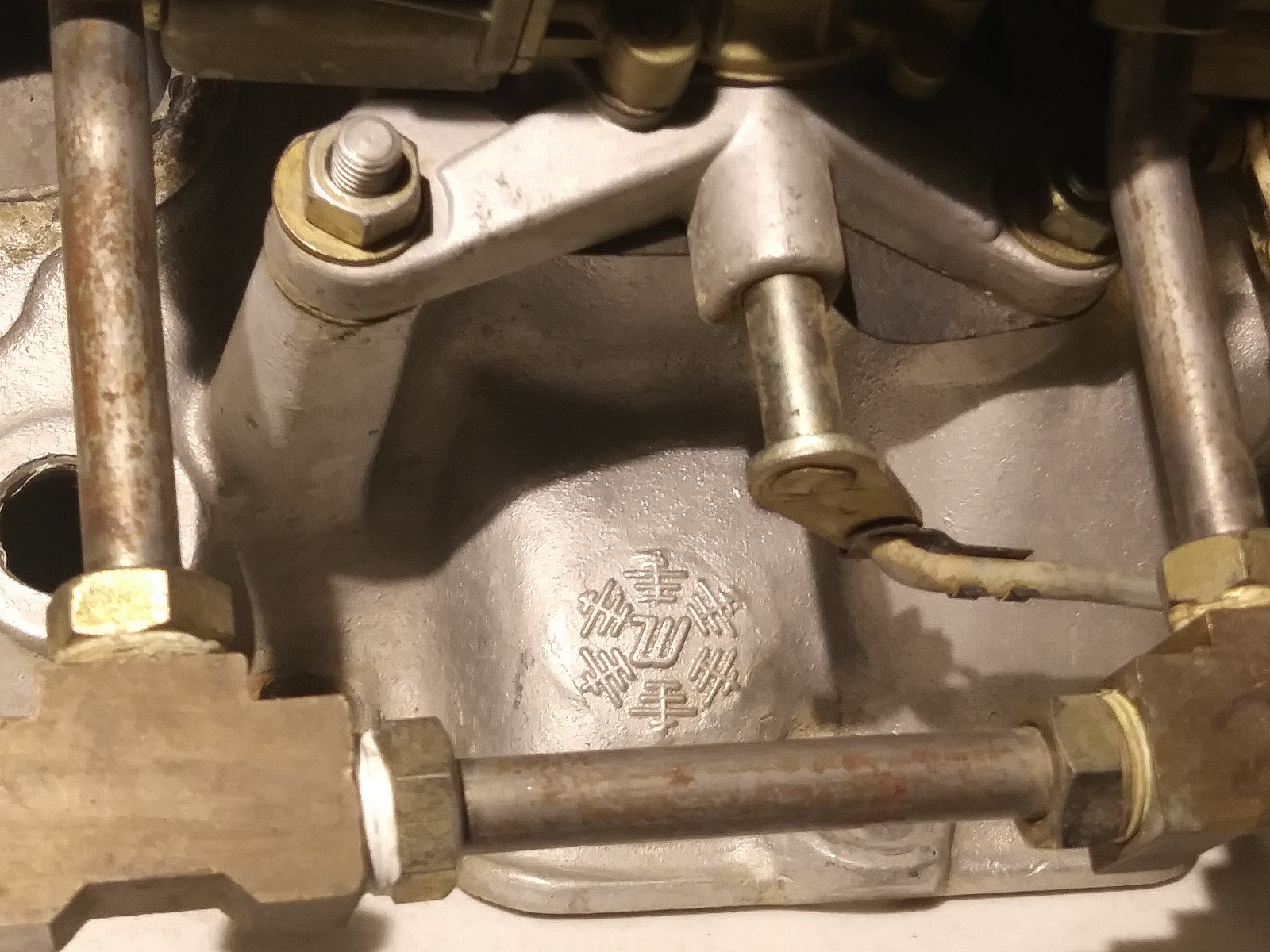 1967 Corvette Tri-Power L71 Aluminum Intake Carburetors Filter Complete ...