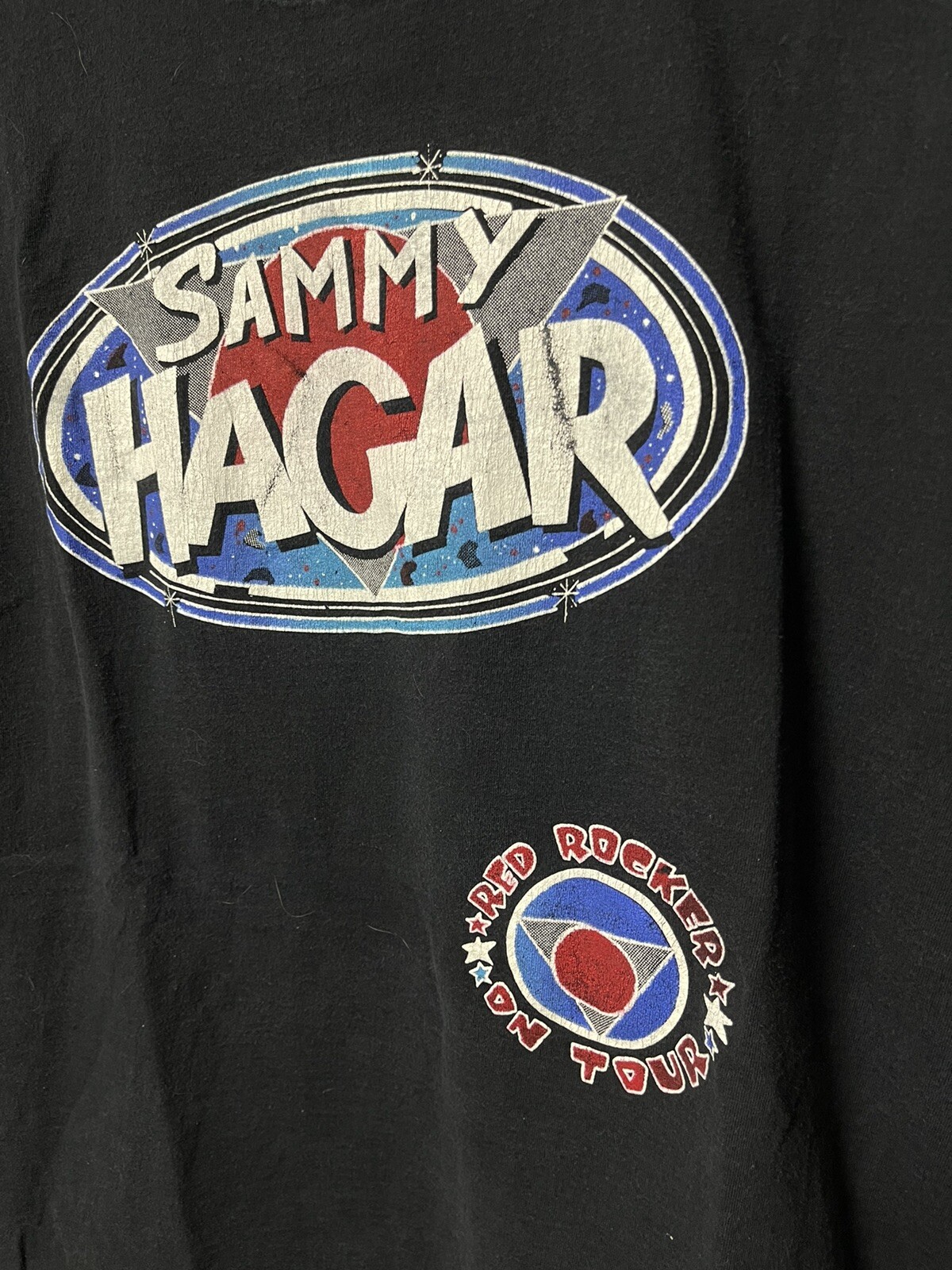 vintage SAMMY HAGAR 'RED ROCKER' CONCERT TOUR T SHIRT… - Gem
