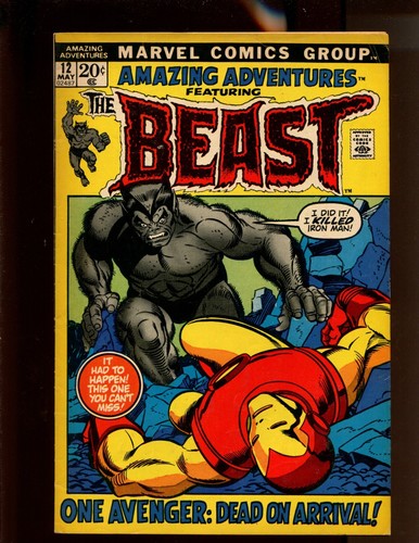 Amazing Adventures #12 - Iron Man & Furry Beast! (8.0/8.5) 1972 | eBay