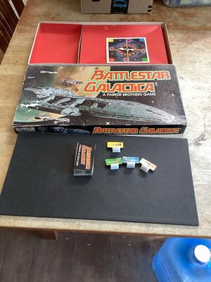 Vintage 1978 Battlestar Galactica Board Game Number 58 Parker Brothers ...