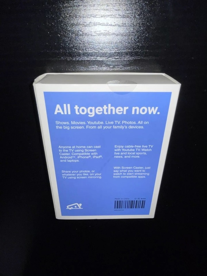 NEW — Screen Caster Streaming Device-Mirror Android/iPhone Screen to ...