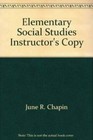 Elementary Social Studies Instructors Copy - Paperback By June R Chapin ...