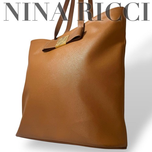 NINA RICCI shoulder tote bag gold plated USED FROM JAPAN | eBay