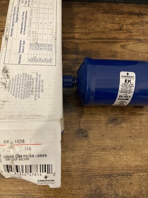 New EK-163S EK Series Liquid Line Filter-Drier Emerson Flow Controls ...