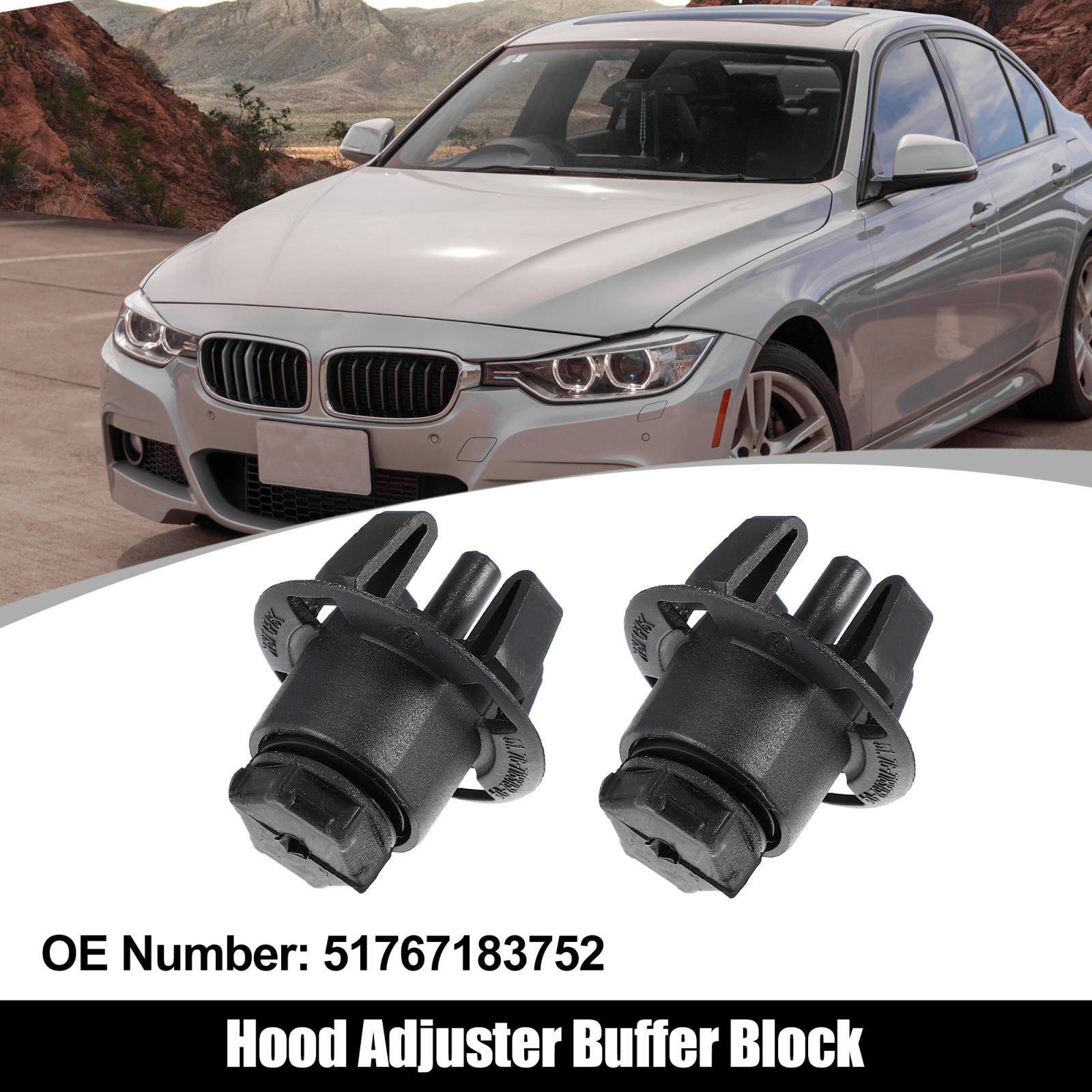 2 Pcs Bonnet Hood Adjuster Buffer Block Repair Part for BMW 51767183752 ...