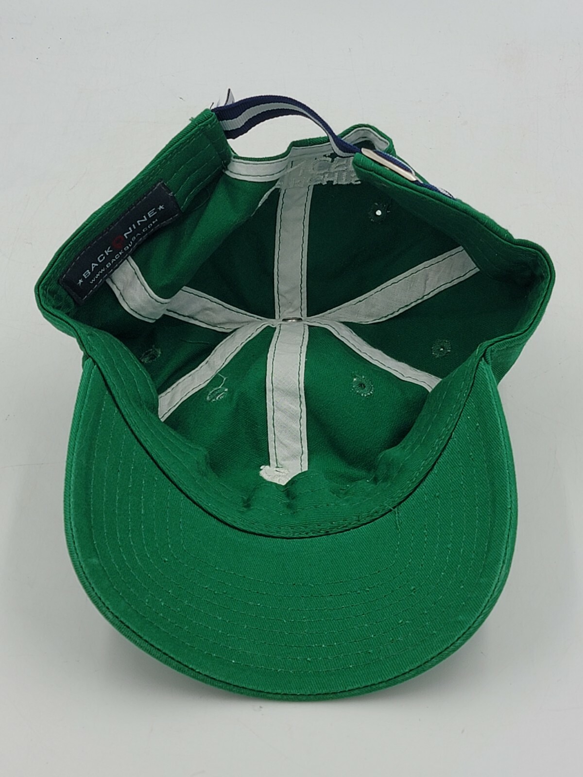 The Back 9 Nine Signature Collection Golf Hat Cap Strapback Green NWT ...