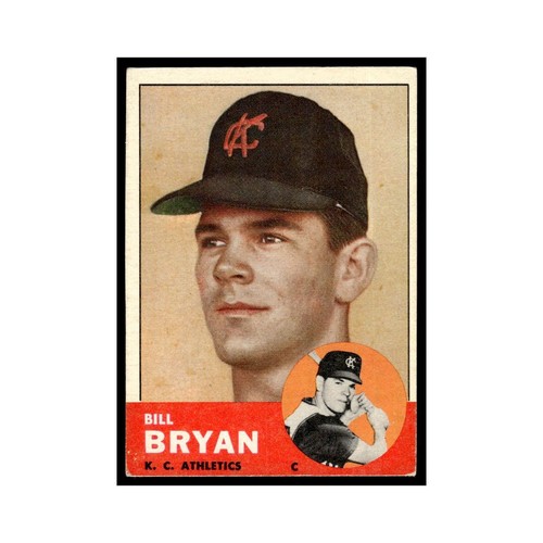 1963 Topps Bill Bryan Kansas City Athletics #236 | eBay