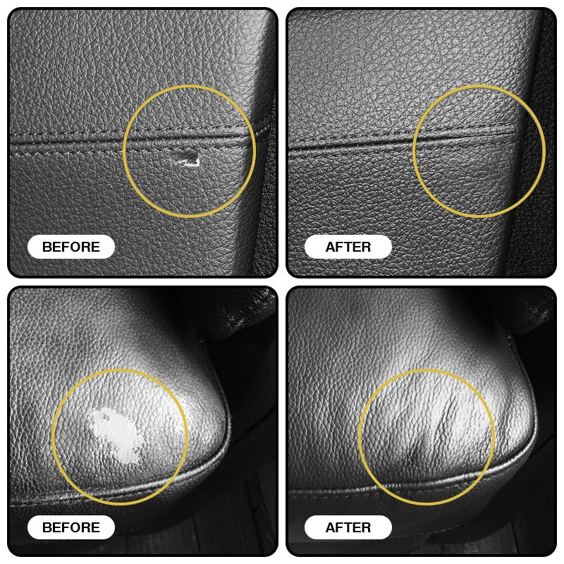 Car Seat Liquid Leather Repair Kit Leather Skin Refurbish Restoration ...