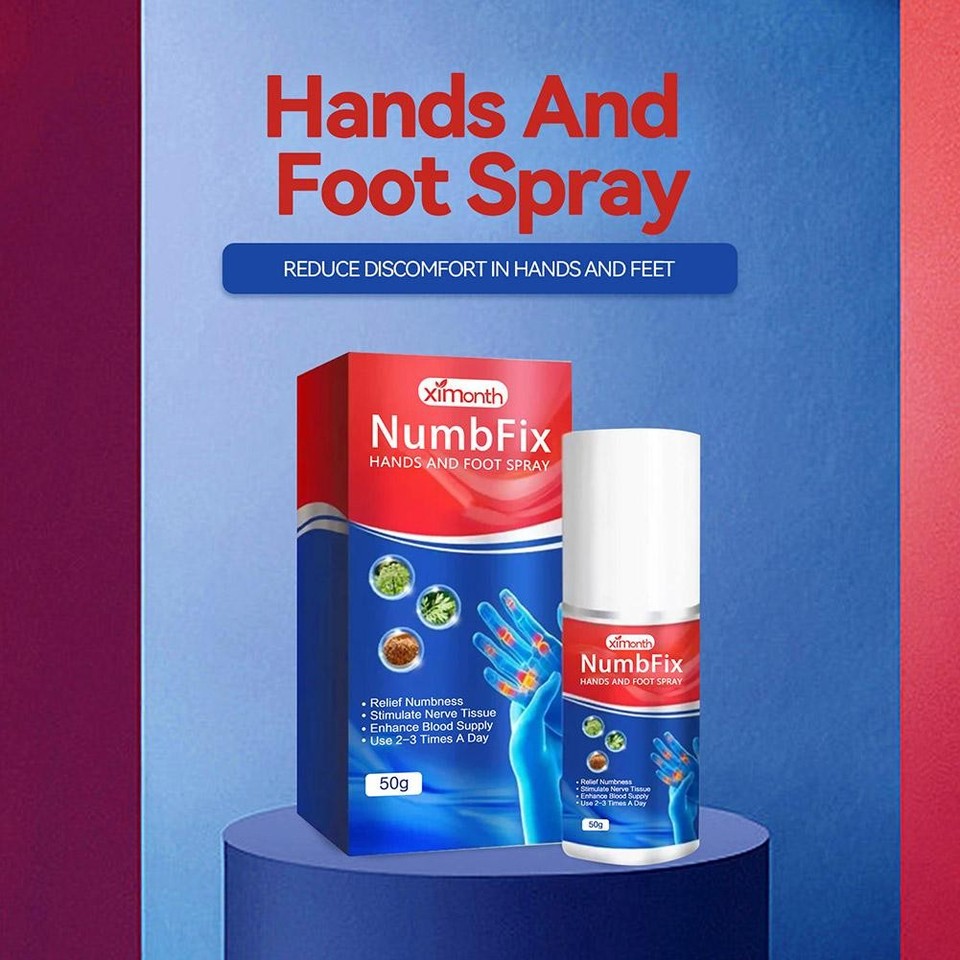 4x Hands and Foot Spray For Numbness Hands and Feet Pain Nerve Relief ...