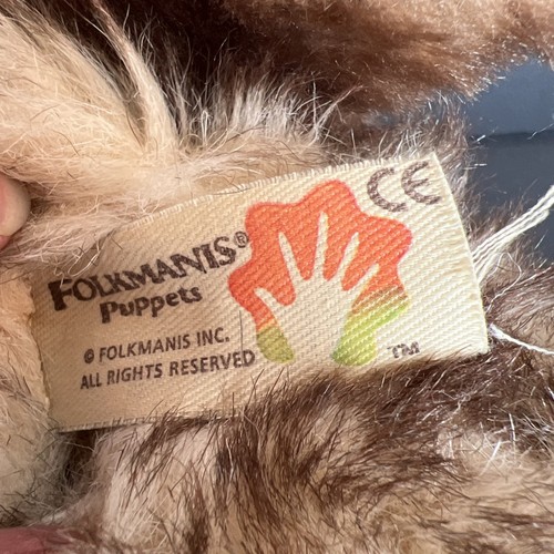 Folkmanis Ferret Weasel Plush Hand Puppet 25" Realistic Cute ...