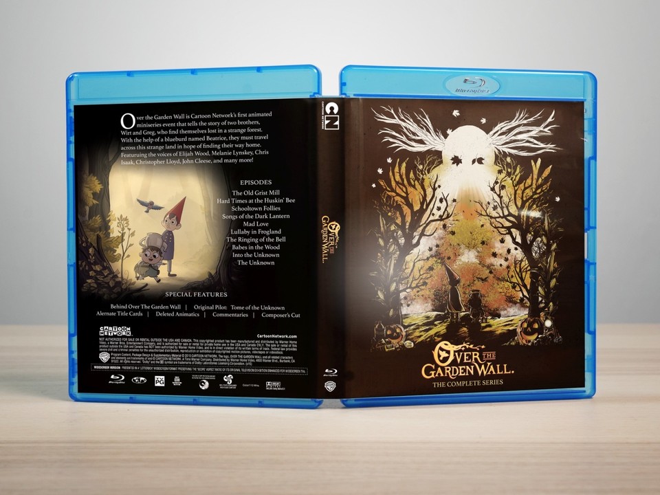 OVER THE GARDEN WALL Custom Replacement Blu-ray Cover w/ Case (NO DISC ...