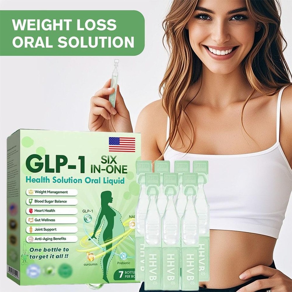 GLP-1 Six-in-One Health Solution Oral Liquld,one Bottle to Target It ...