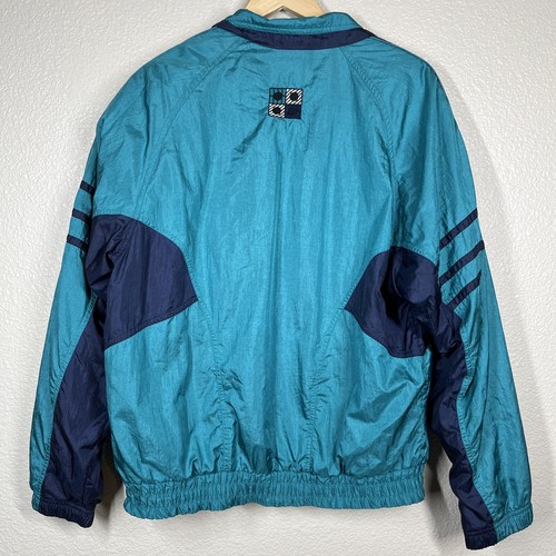 Vintage Head Jacket 90s Windbreaker Turquoise Full Zip Pocket Men’s ...
