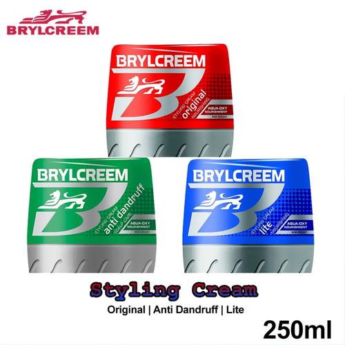 Brylcreem Original Hair Styling Cream for Men 250ml +combo (red, green ...