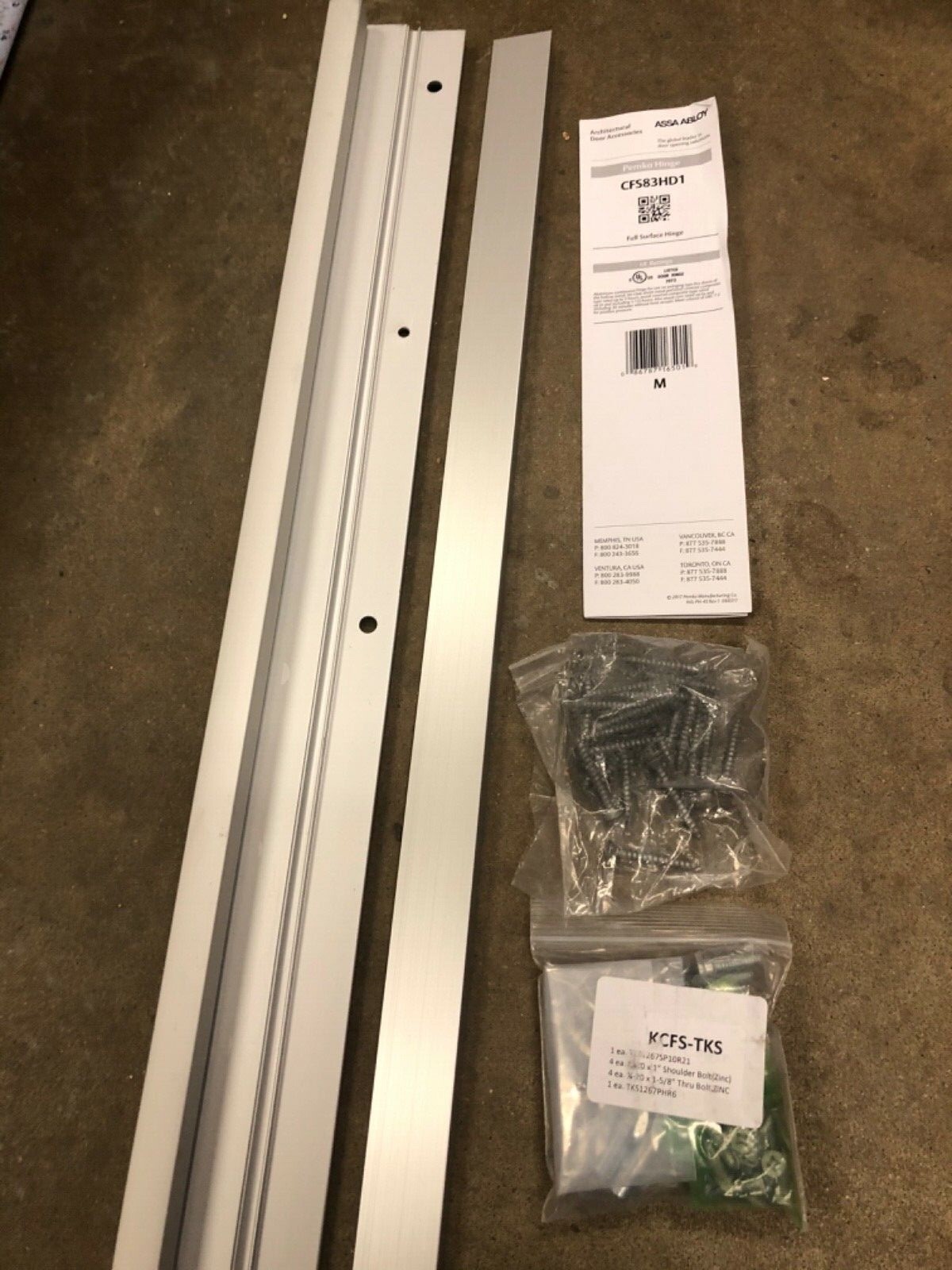 ASSA ABLOY PEMKO CFS83HD1 1-3/8" W x 83" H Continuous Hinge | eBay