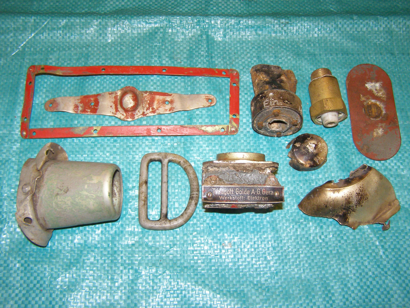 WW II WW2 Original German relics from a old airfield. Relics of the ...