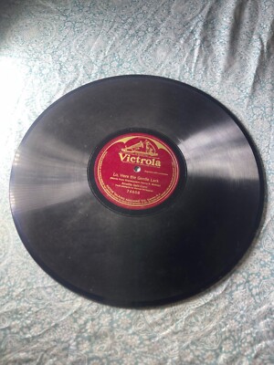 12" VICTROLA Record 78 rpm 74608 LO HERE THE GENTLE LARK | eBay