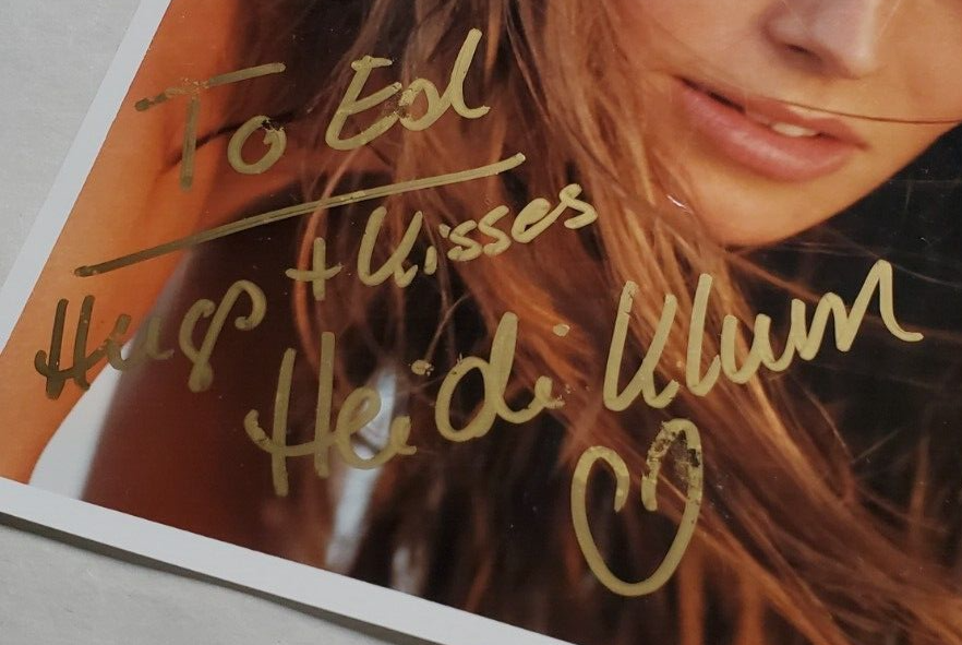 Supermodel HEIDI KLUM Hand Signed Autograph Autographed Photo 8" X 10 ...
