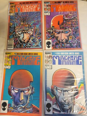 MACHINE MAN MINI SERIES COMPLETE #1 - #4 MARVEL 1984 BARRY WINDSOR ...