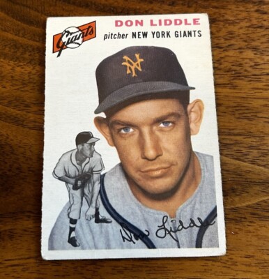 1954 Topps Set-Break #225 Don Liddle VG-VGEX | eBay