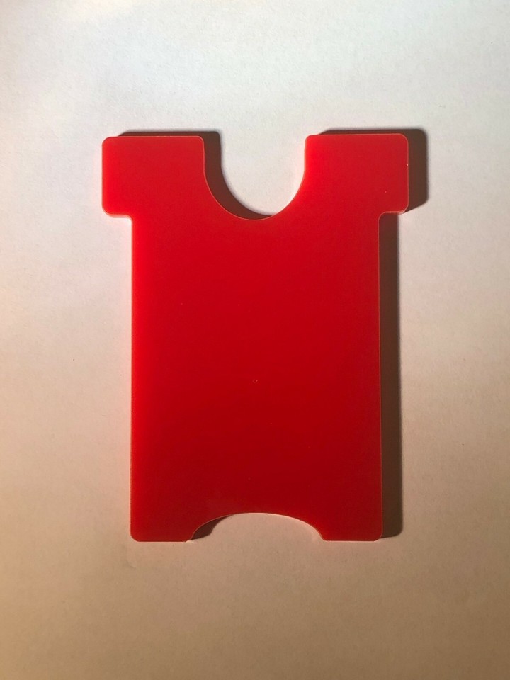 Acrylic Door Finger Plate, screw hole or sticky pad, 18 Colours | eBay UK