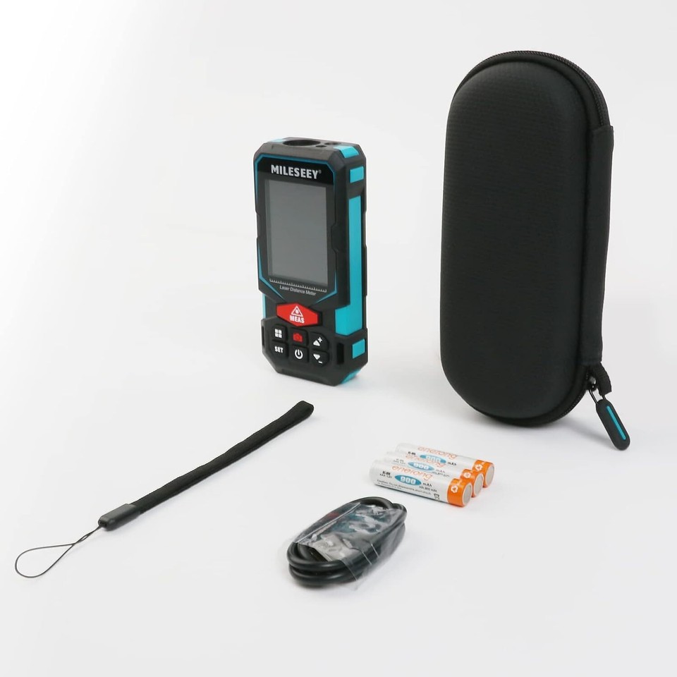 MiLESEEY 100M Laser Distance Meter with Pointfinder Camera Outdoor ...