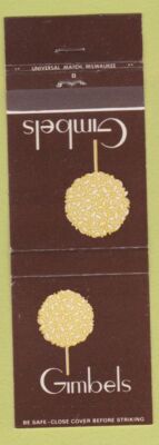 Matchbook Cover - Gimbels Stores Milwaukee WI Appleton | eBay