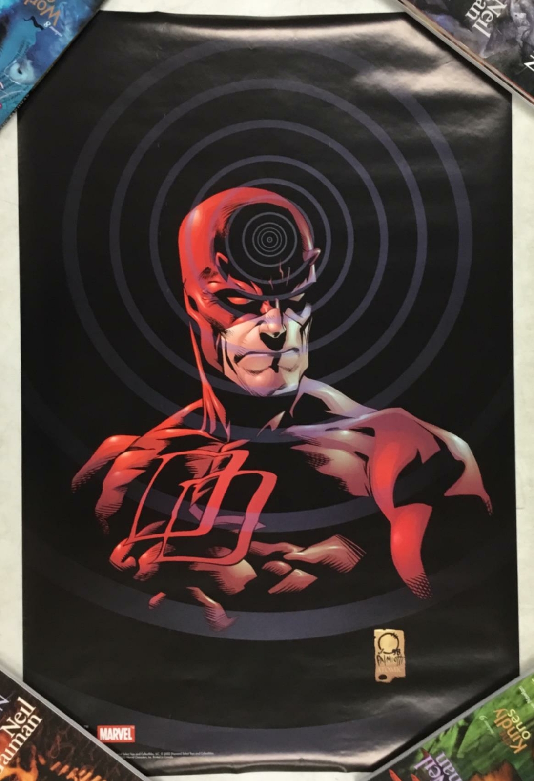 Joe Quesada DAREDEVIL RADAR SENSE Rolled POSTER 2002 ~ MARVEL Kevin ...